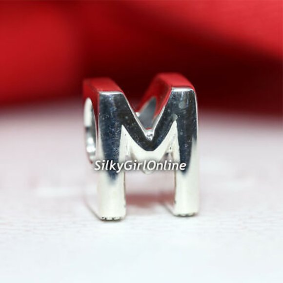 Pandora | Jewelry | Pandora Reversible Letter M 797467 | Poshmark
